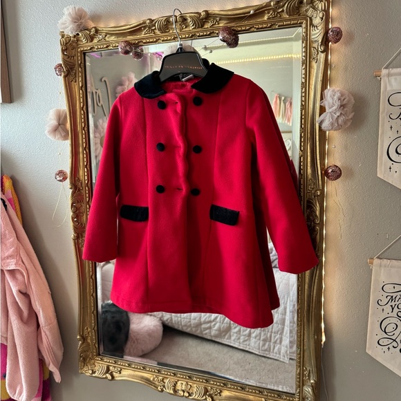 Jackets & Coats | Girls Red Pea Coat From Dillards Worn Two Times Size 66x | Poshmark